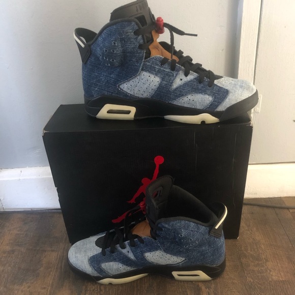 Jordan | Shoes | Air Jordan Retro 6 Washed Denim With Original Box ...